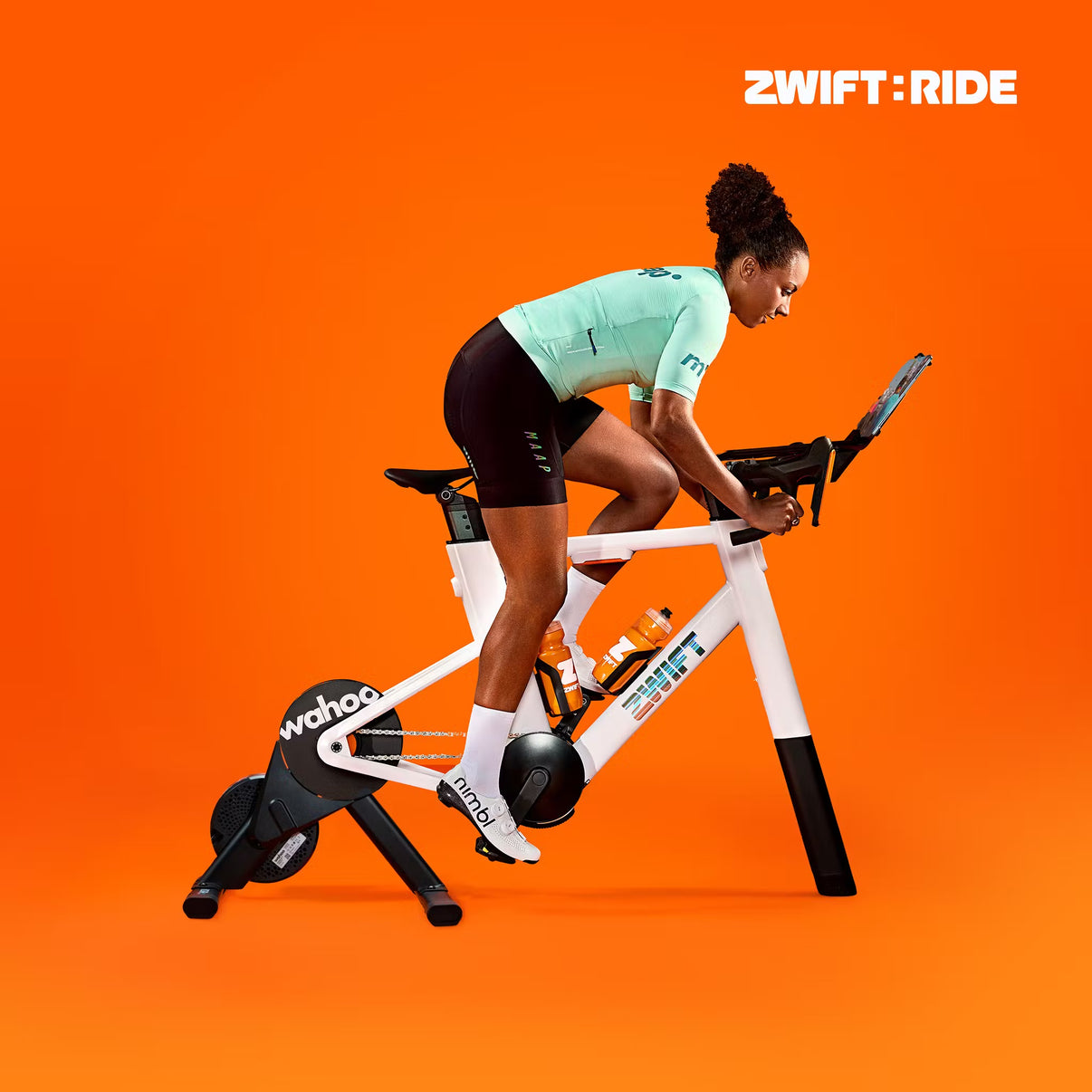 Zwift Ride med Wahoo KICKR CORE 2 trainer – Zwift-optimerad Smart Bike ...